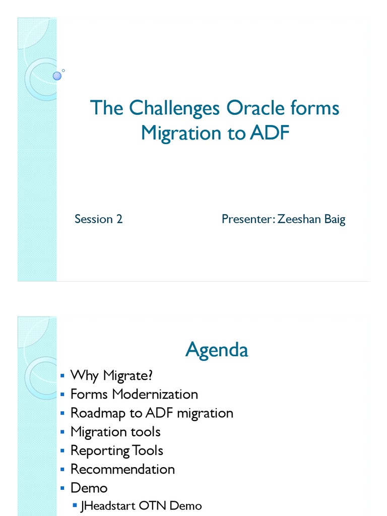 The Challenges Oracle Forms Migration To ADF | PDF | Service Oriented ... The Challenges Oracle Forms Migration To ADF | PDF | Service Oriented ...