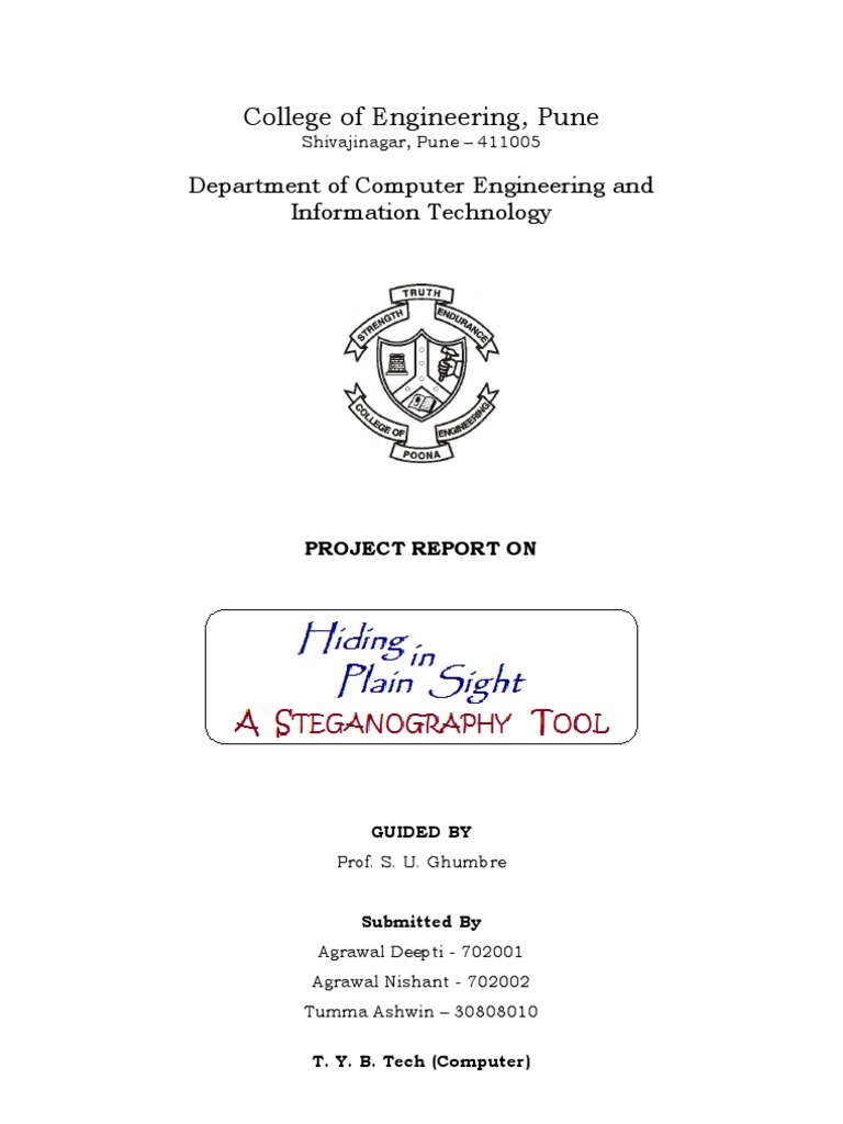 Project Report | PDF | Cryptography | Key (Cryptography)