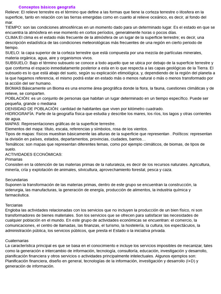 Repaso de Conceptos | PDF | Suelo | Terreno