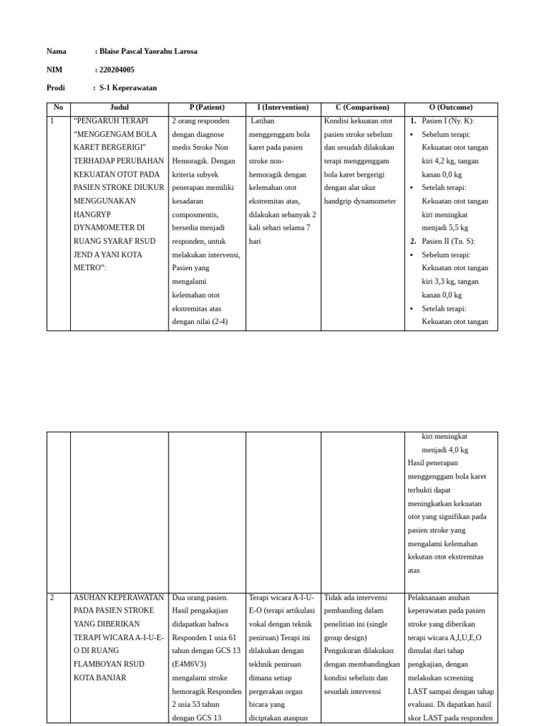 PICO Kep.dewasa | PDF