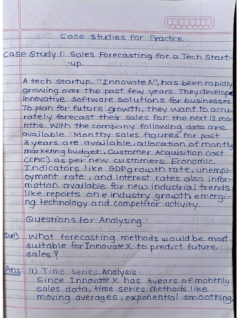 Vocational Skill-III Case Study | PDF