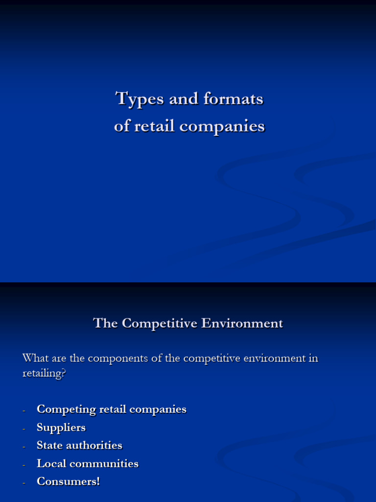 Types of Retail Stores Explained | PDF | Franchising | Retail