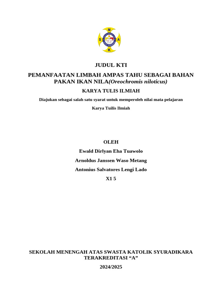 Kti Biologi | PDF