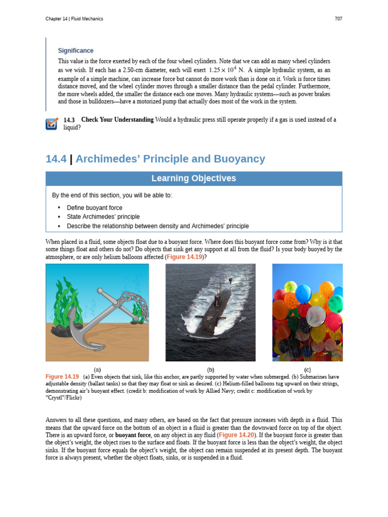 Understanding Buoyant Force and Archimedes' Principle | PDF | Buoyancy ...