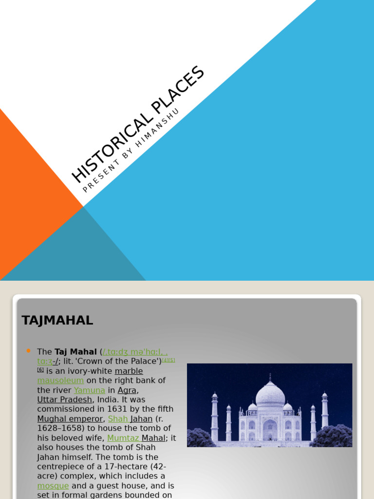 HISTORICAL PLACES himanshu | PDF