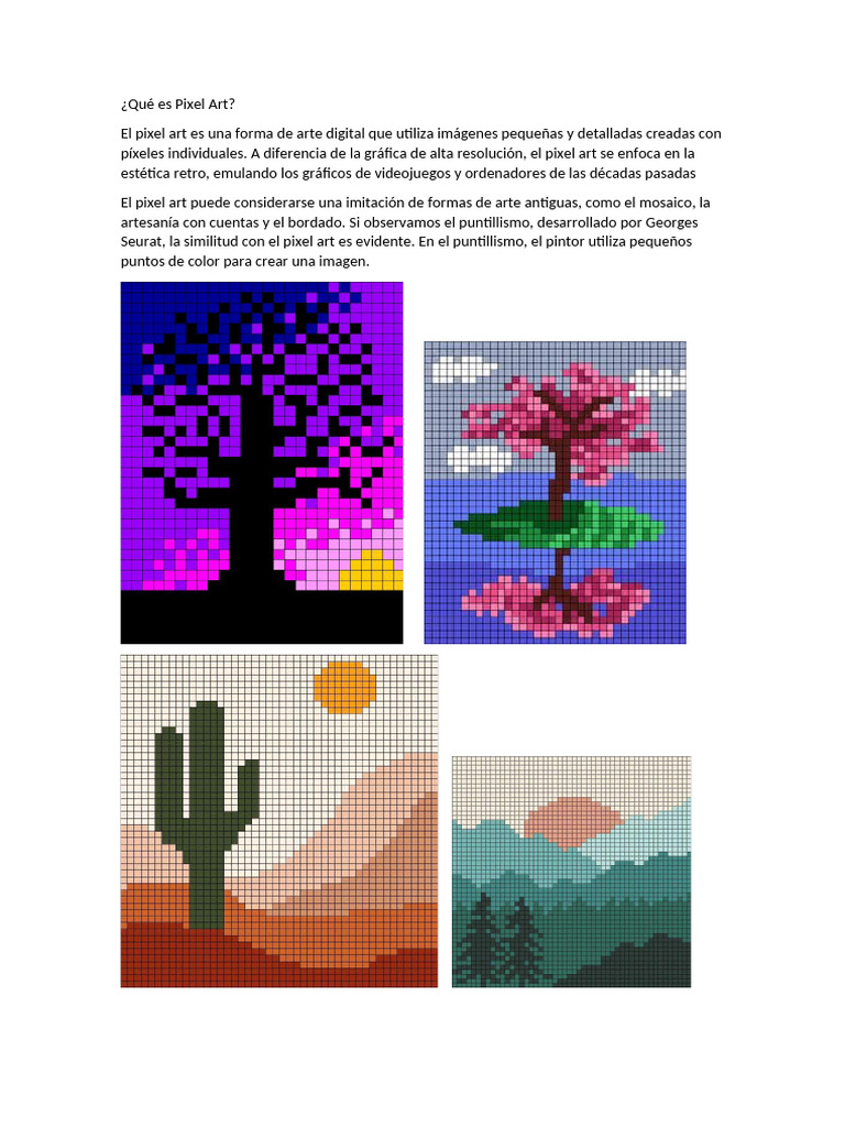 Qué Es Pixel Art | PDF