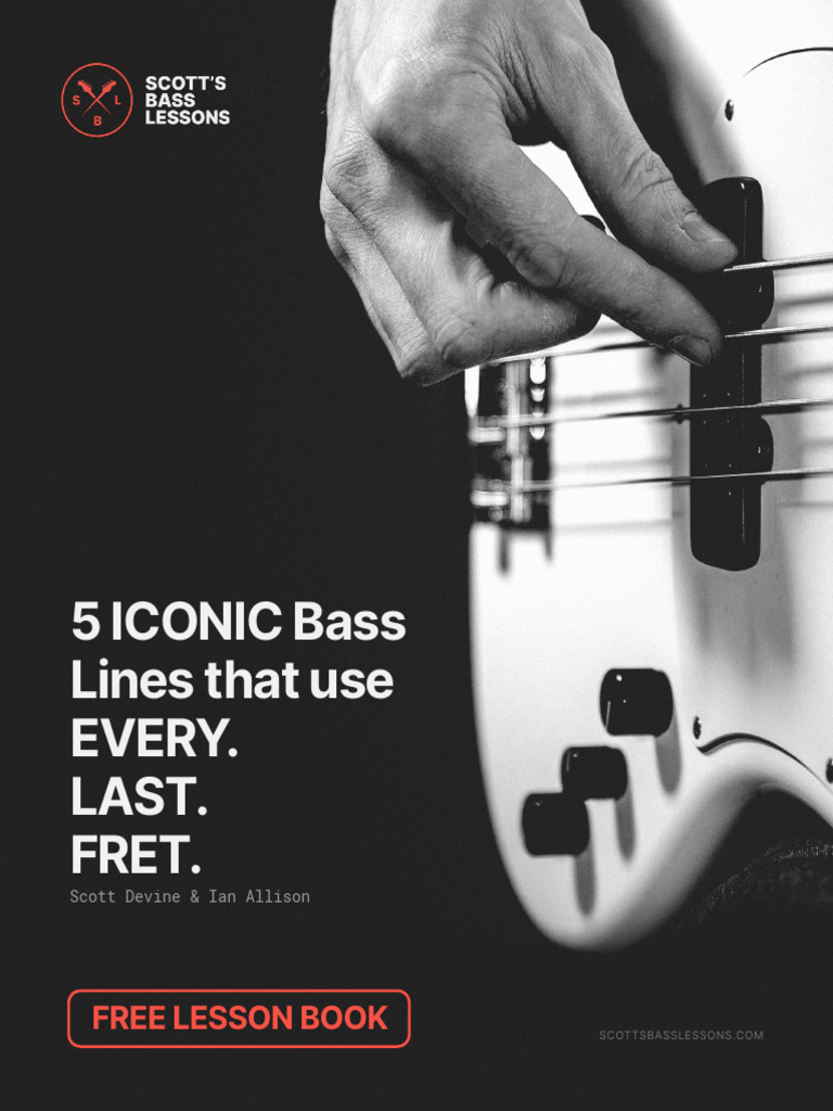 5 Iconic Bass Lines Masterclass | PDF | Musical Instruments | String ...