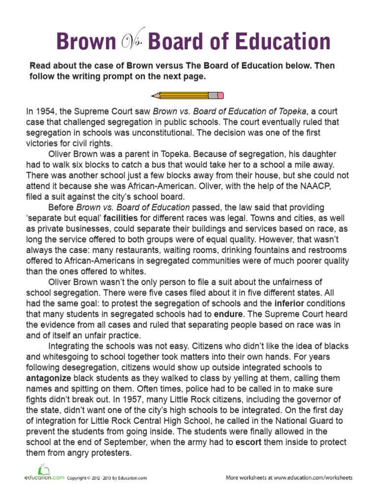 brown-vs-board-of-education | PDF | Brown V. Board Of Education ...