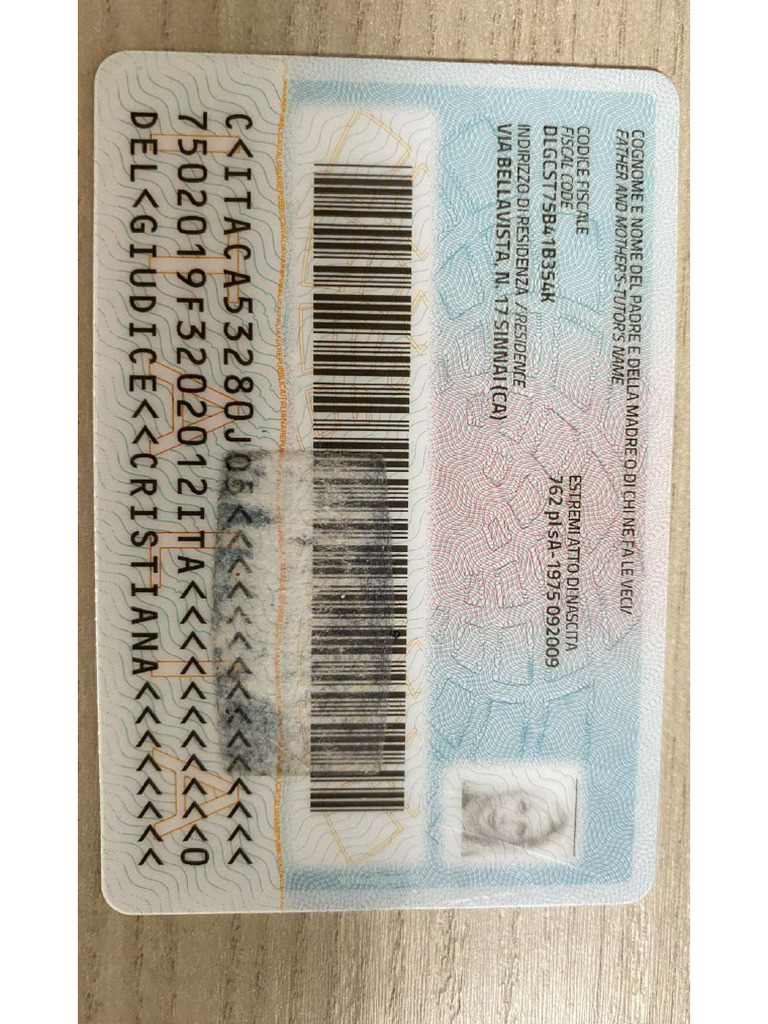 Carta D'identità | PDF