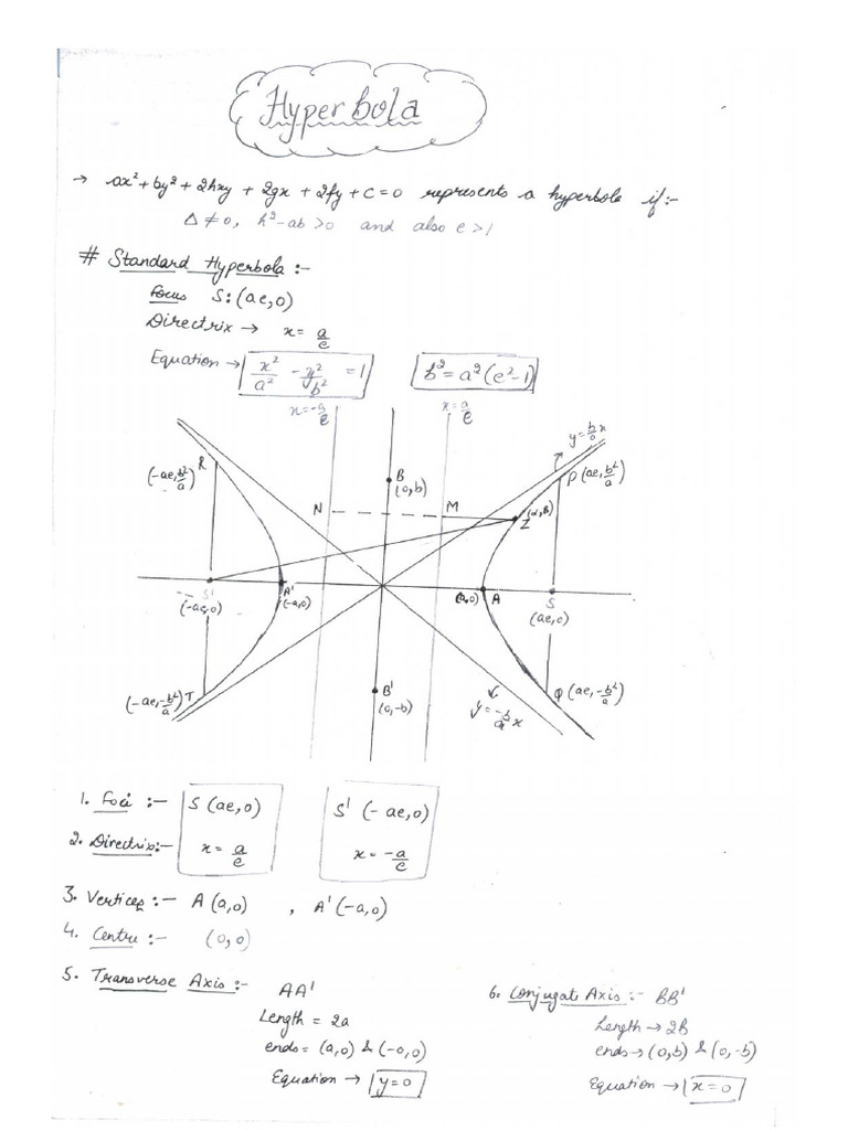 Hyperbola | PDF