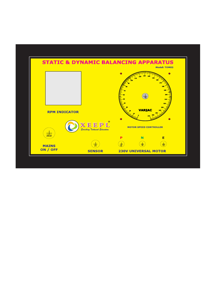 Static & Dynamic Balancing Apparatus | PDF