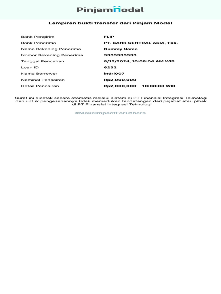 Contoh Receipt | PDF