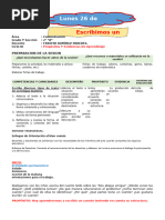 SESIÓN Escribimos Un Cuento | PDF | Cuentos | Evaluación