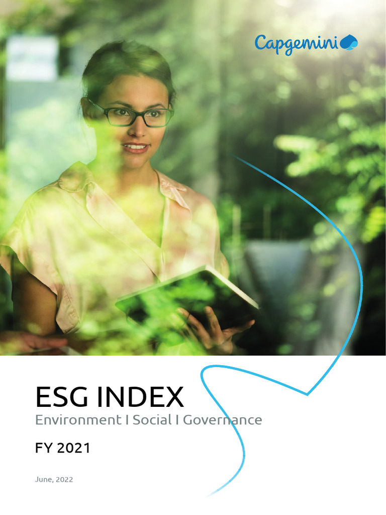 Capgemini ESG Report FY 2021 Summary | PDF | Pension | Privacy