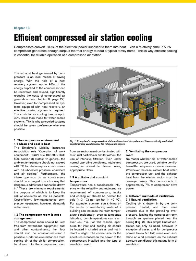 KAESER Installation Info. | PDF | Ventilation (Architecture) | Clothes ...