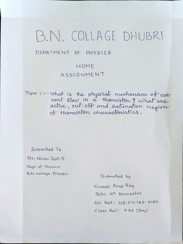 Physical Mechanism of Current Flow in Transistor. Active, Cut-Off and ...