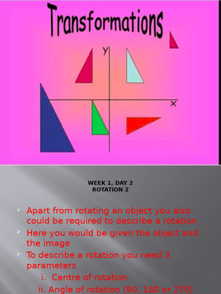 DESCRIBING ROTATION ^ (1) | PDF