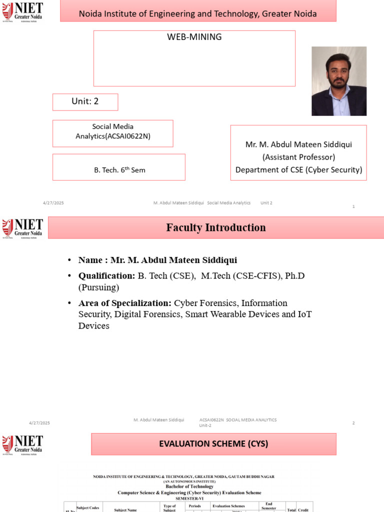 Social Media Analytics Course Overview | PDF | Search Engine ...
