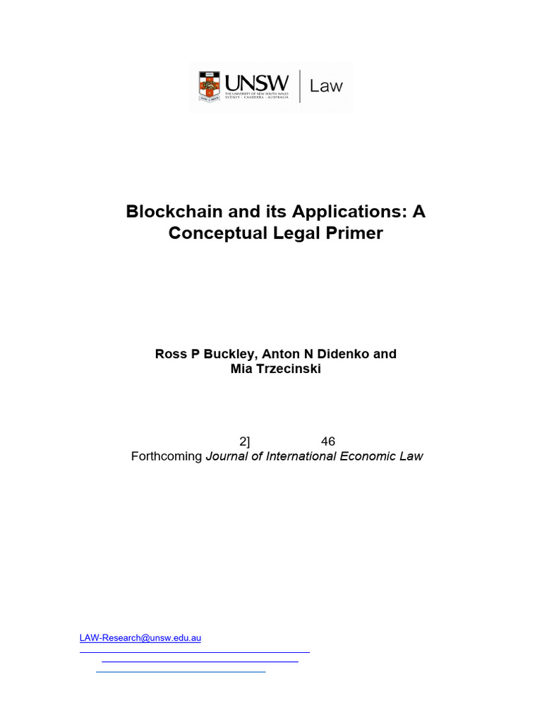 Blockchain Applications | PDF | Cryptocurrency | Databases