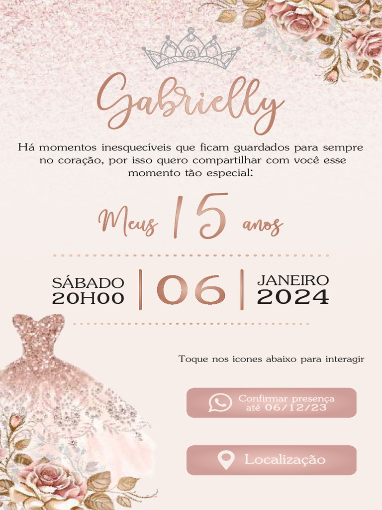 15 Anos - Gaby-1 | PDF