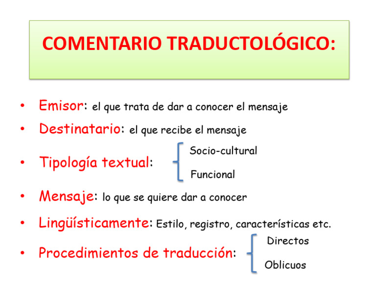 Schema Commento Traduttologico_cccca3643812b51189561d84bfd04954 2 | PDF