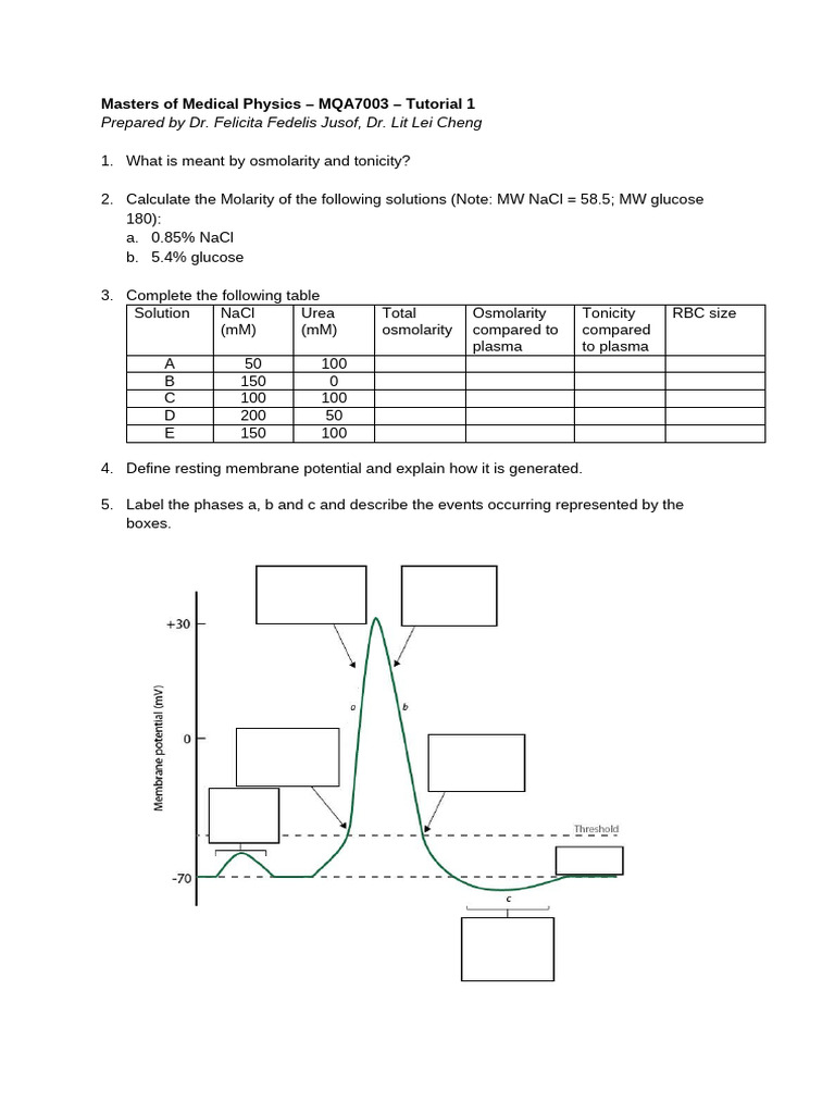 Tutorial 1 - Student Version - 2.0 | PDF