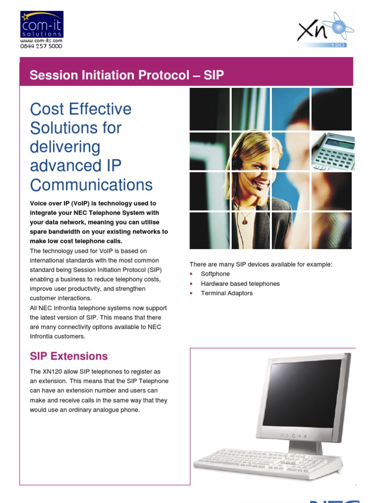 XN120 Sip | PDF | Session Initiation Protocol | Voice Over Ip