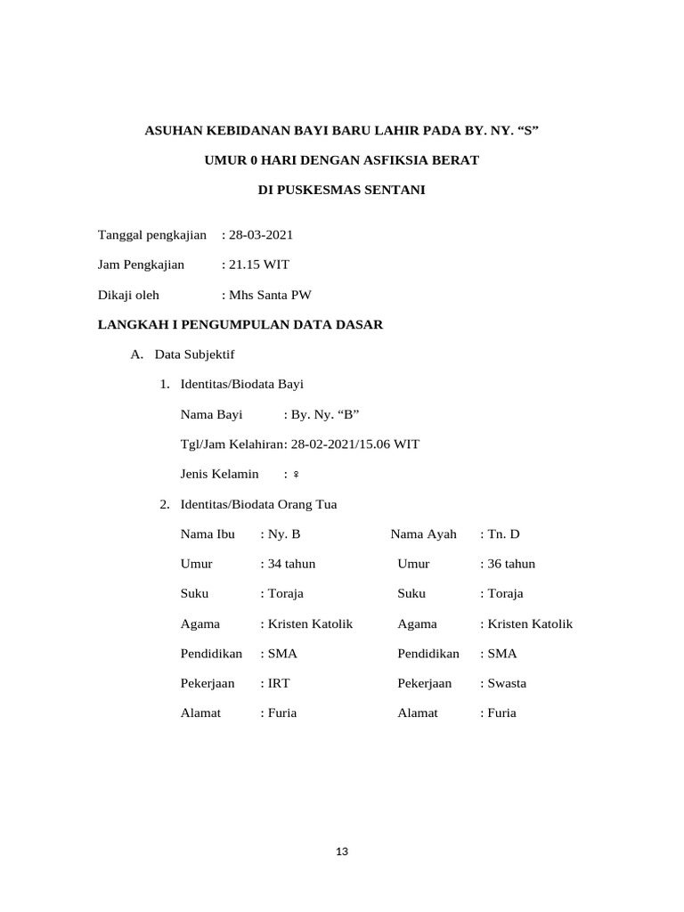 Askeb BBL Asfiksia-2 | PDF