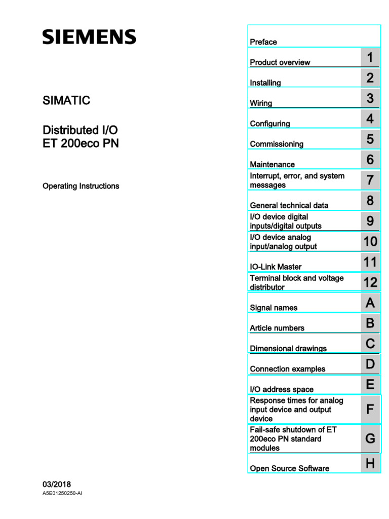 Et200eco Pn Operating Instructions en-U | PDF | Input/Output ...