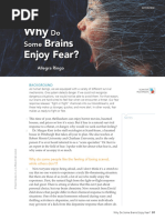 Why Do Some Brains Enjoy Fear | PDF | Science & Mathematics