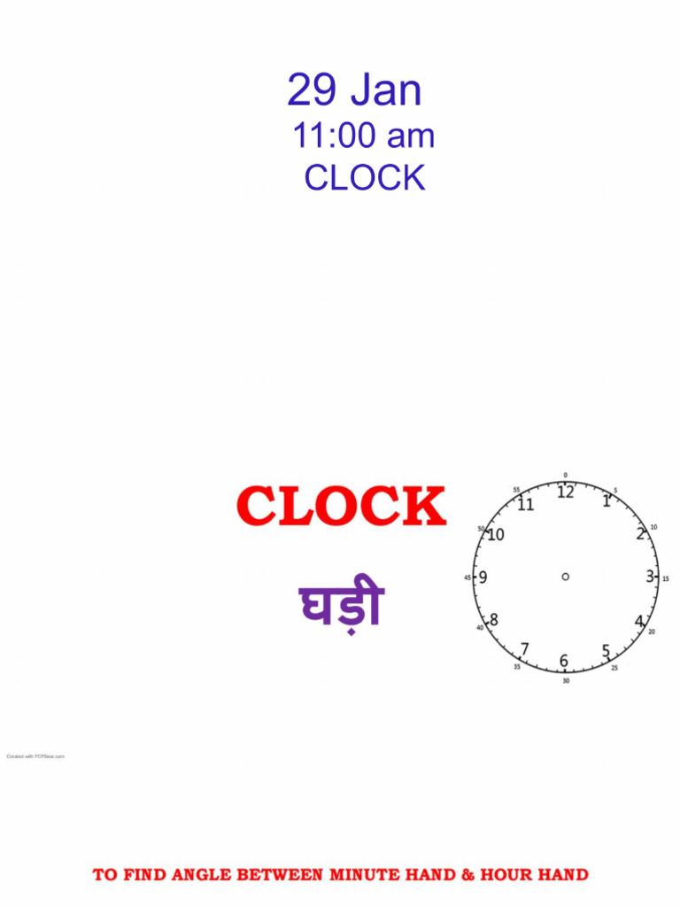 29 Jan 11 Am Clock | PDF
