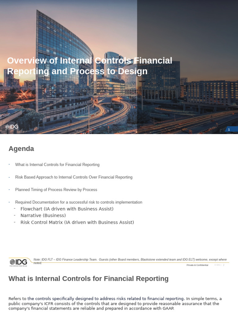 ICFR and Timeline Overview | PDF | Risk | Economies