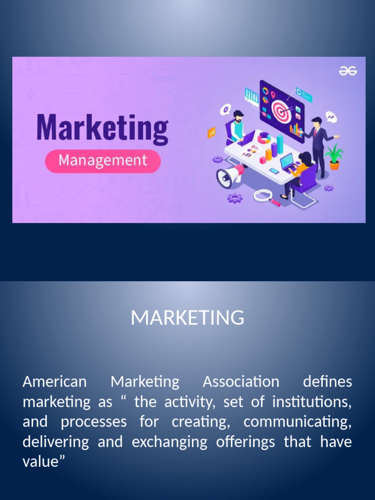 Marketing Management New | PDF | Pricing | Marketing