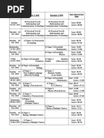 2025 Psle Exam Timetable | PDF | Linguistics