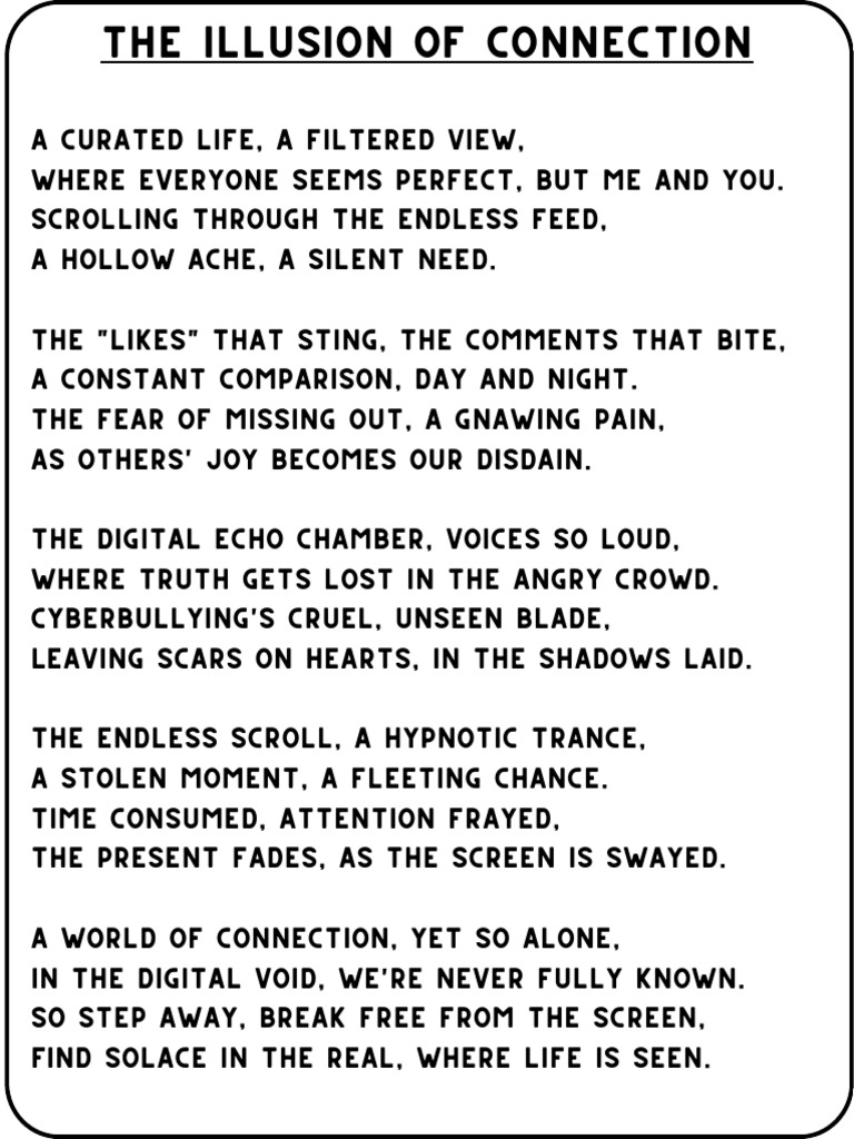 Social Media Poem (1) (1) | PDF