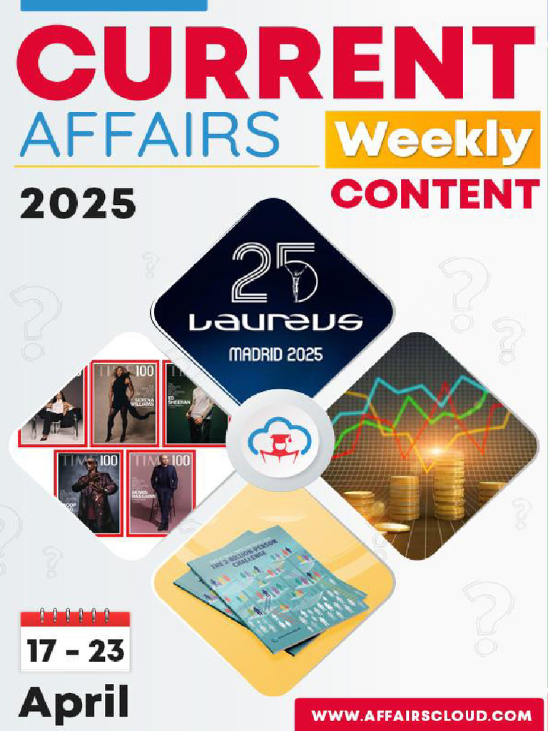 Current Affairs Weekly Content PDF April 2025 3rd Week by AffairsCloud ...