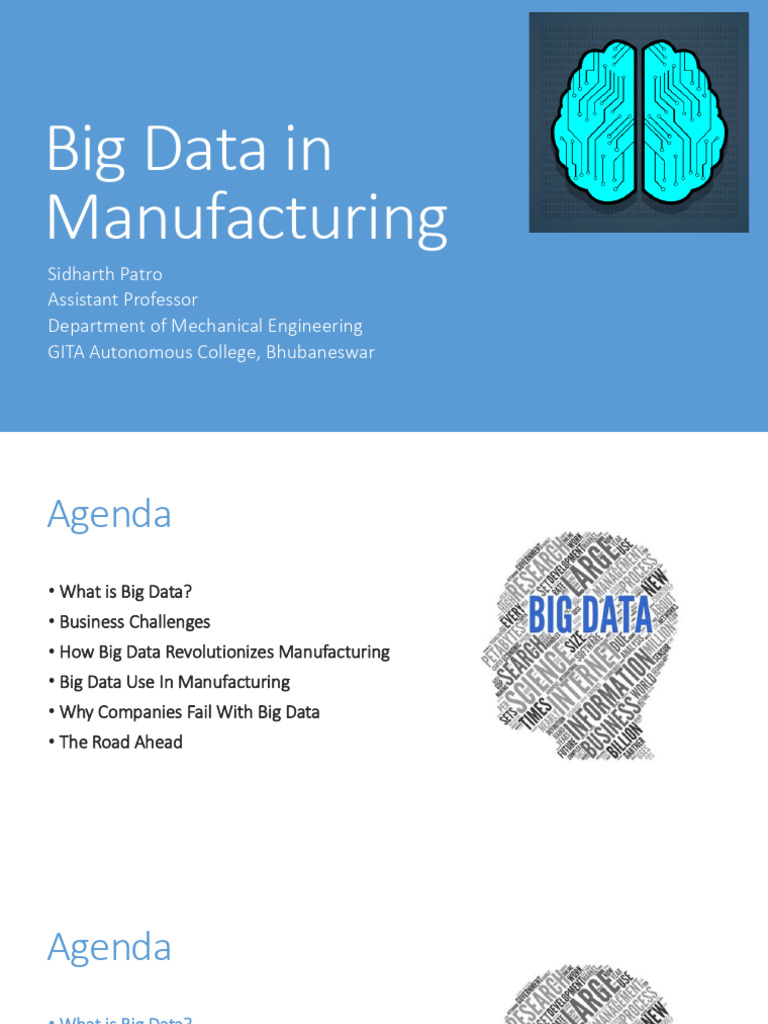 Big Data in Manufacturing | PDF | Big Data | Data
