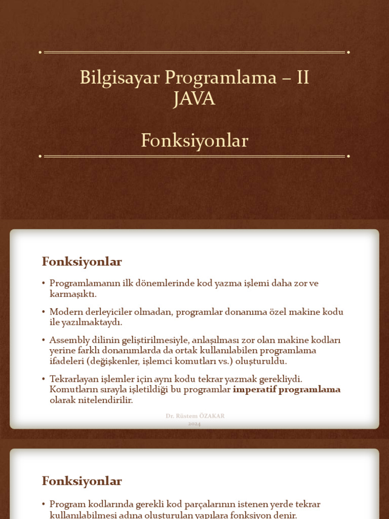 2- Fonksiyonlar | PDF