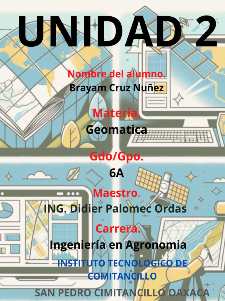 Unidad II Geomatica | PDF | Mapa | Cartografía