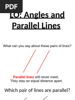 Angles in Parallel Lines pdf1 | PDF | Angle | Elementary Geometry