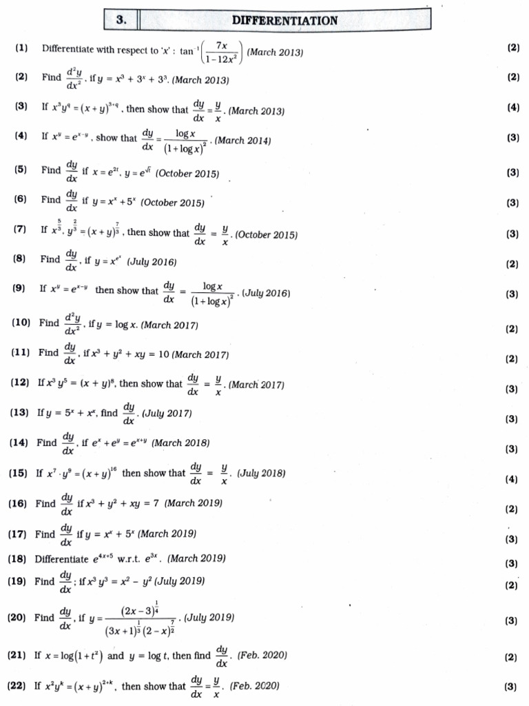 Differentiation Board Paper Comm. | PDF