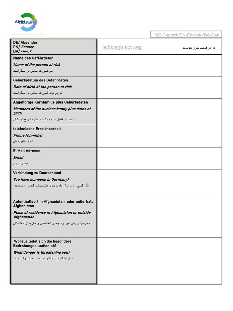 Neue Formular Zur Weiterleitung An Das Auwärtige Amt 8-2 | PDF