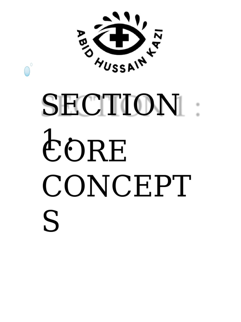 Section - 1 Core Concepts | PDF | Reinforcement | Behaviorism
