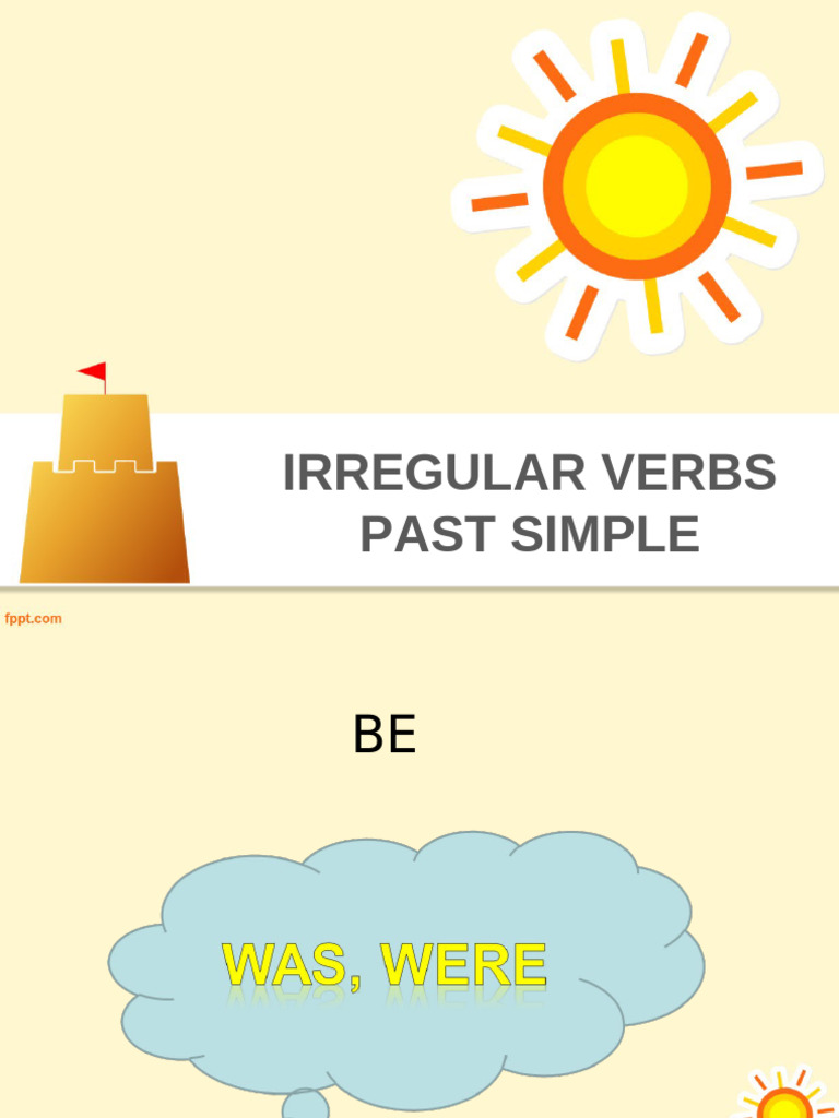 Past Simppe of Irregular Verbs Part One Activities Promoting Classroom ...