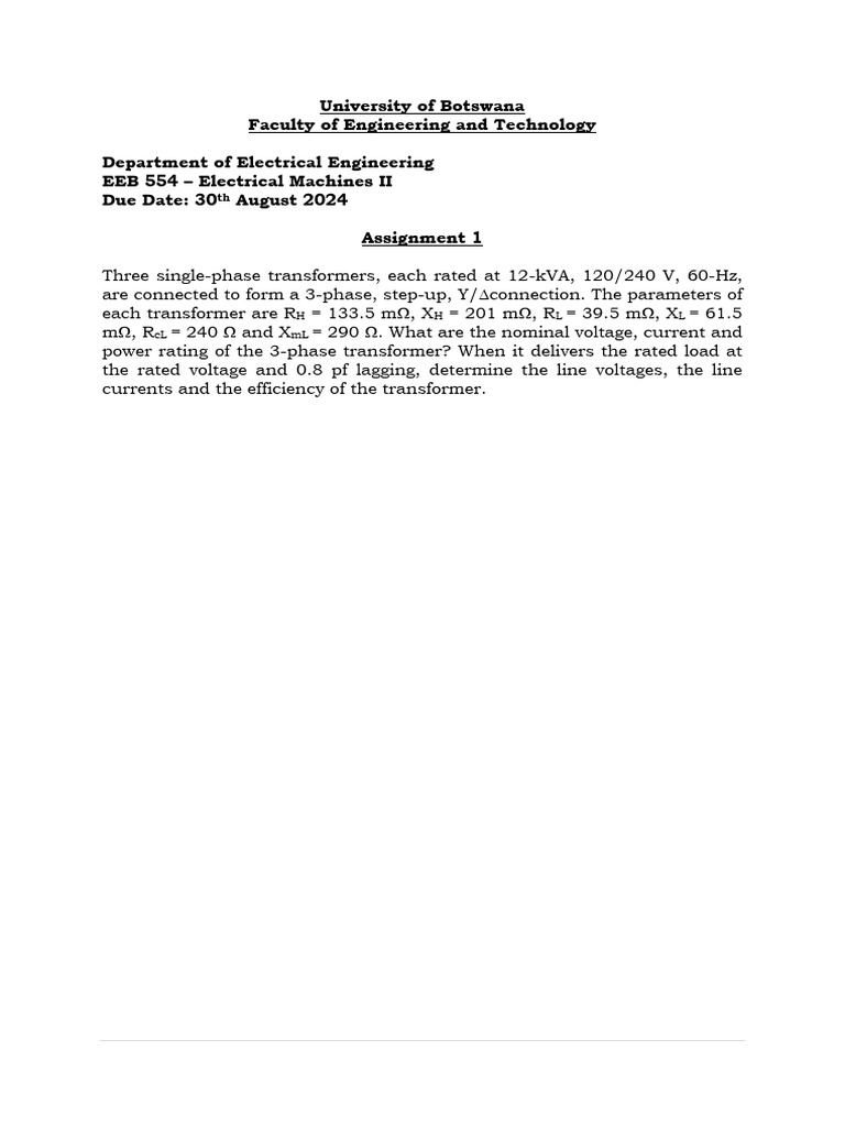 EEB 554 Assignment 1 2024 | PDF