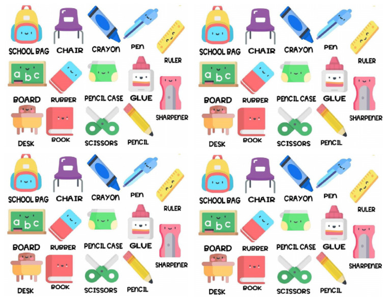 school objects | PDF