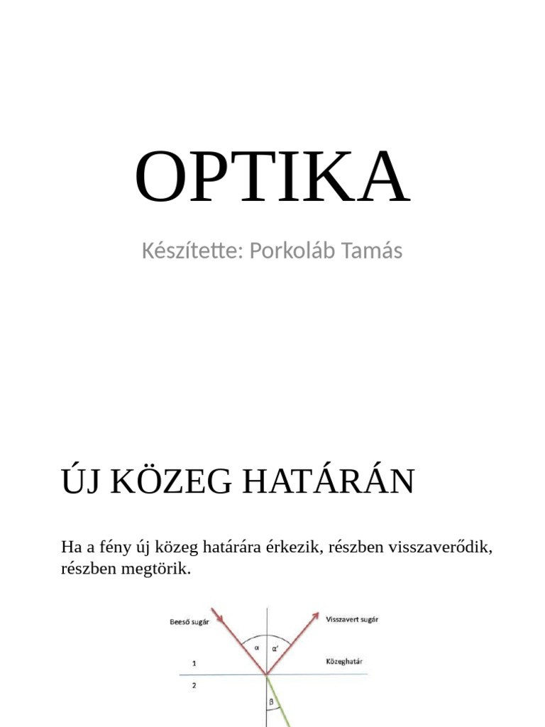 Optika | PDF
