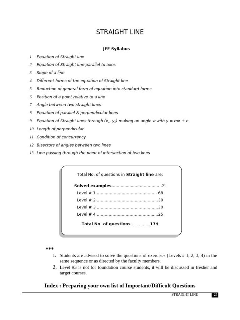 Straight Line (Complete) | PDF | Line (Geometry) | Elementary Geometry