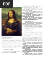 Análise da Mona Lisa de Da Vinci | PDF | Leonardo da Vinci