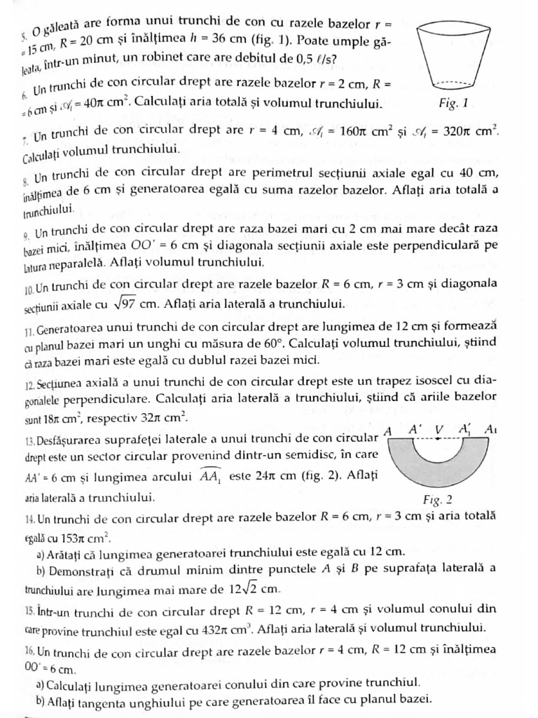8 - Trunchi de Con-Aplicatii | PDF